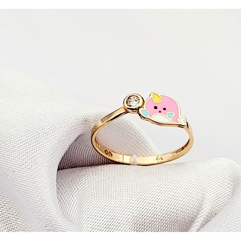 Jual Cincin Anak Emas Asli Bebek Pink Gold 8k | Shopee Indonesia