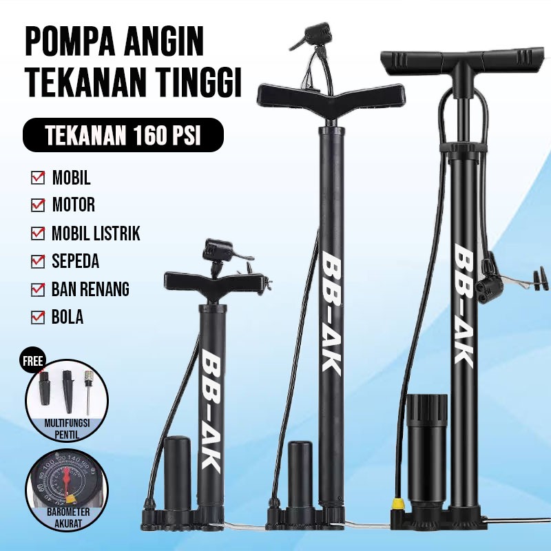 Jual Pompa Angin Sepeda Motor Mobil Tekanan Tinggi High Pressure ...