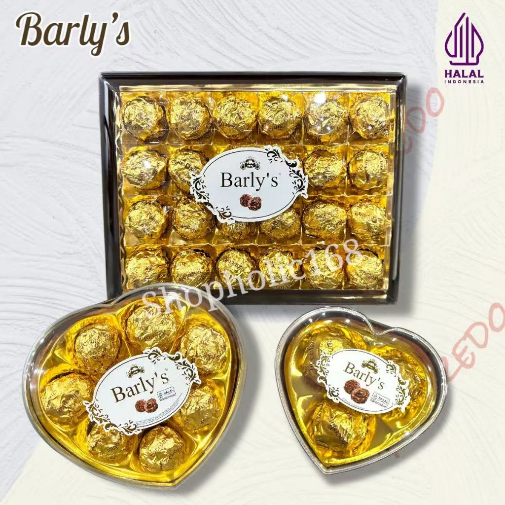 Jual COKLAT Barly's Peanut Ball isi 3,8,24pcs 100% HALAL Coklat Parcel ...