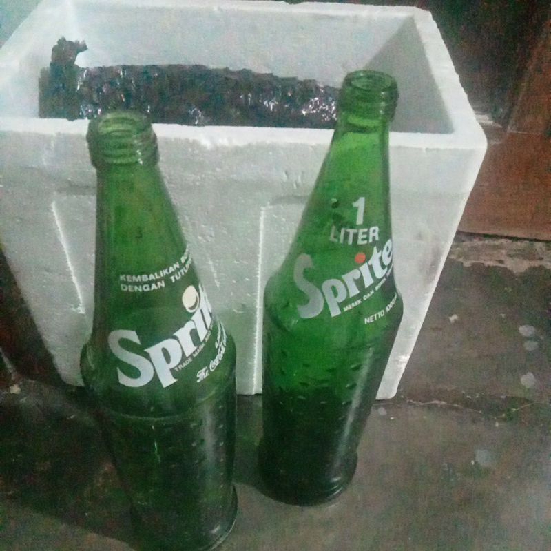 Jual Botol kaca sprite 1 liter/1000ml grosir | Shopee Indonesia