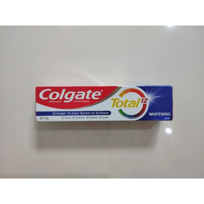 Jual Colgate Total 12 Whitening 150 g (Expired Date 0525) | Shopee ...