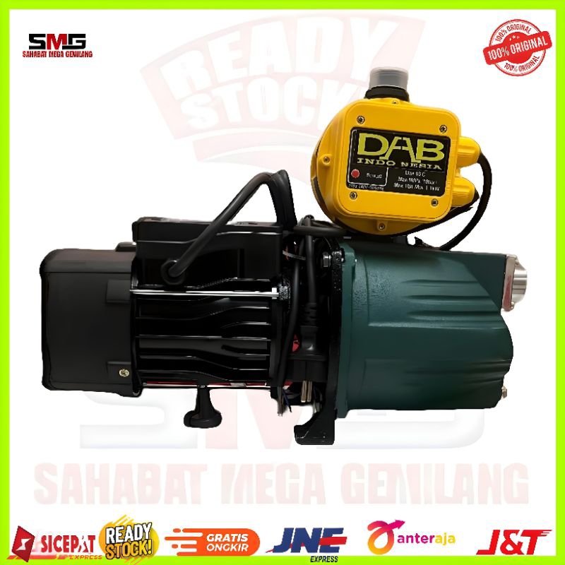 Jual DAB JET 250 POMPA AIR SEMI JET PUMP DAYA HISAP 11 MTR - MANUAL | Shopee Indonesia