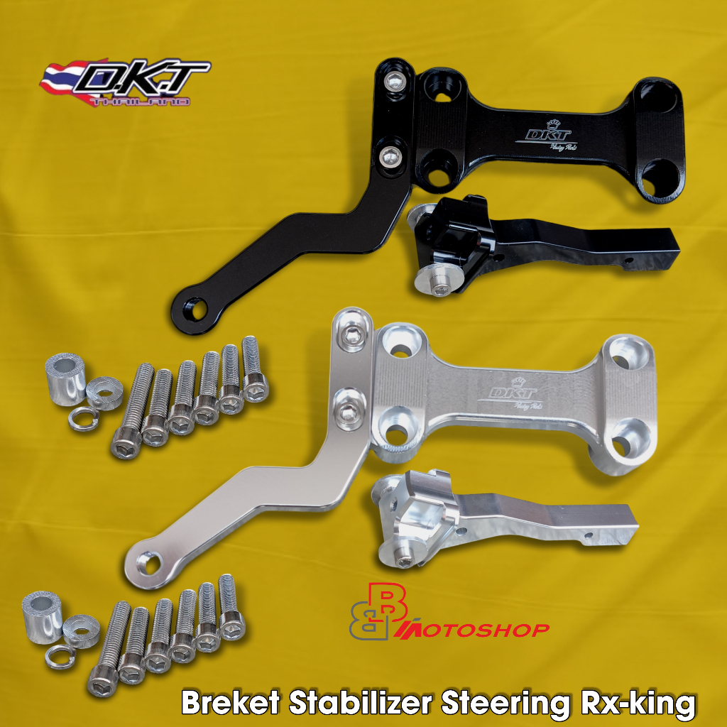 Jual COD BREKET STABILIZER STANG TENGAH RX KING FULL CNC Bracket ...