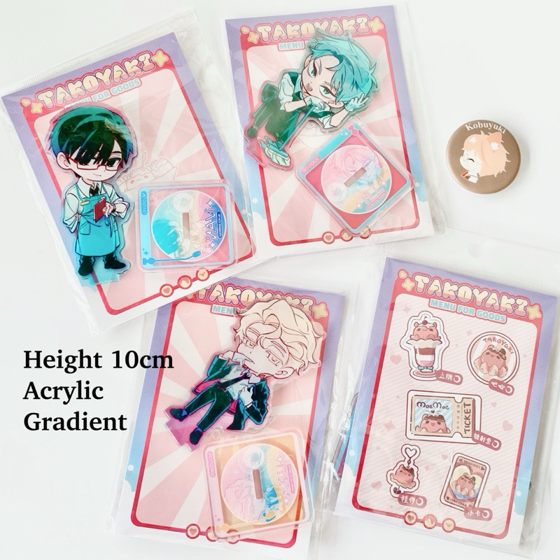 Jual [Ready] ALIEN STAGE Moemoetakoyaki Acrylic standee cafe gradient ...