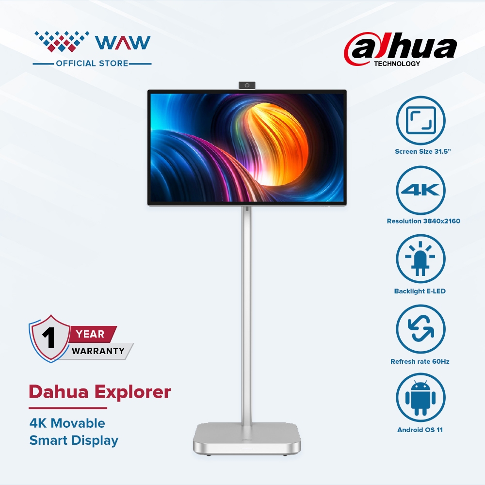 Jual Dahua Explorer / Dahua Moveable 32inch 4K Smart Monitor ...