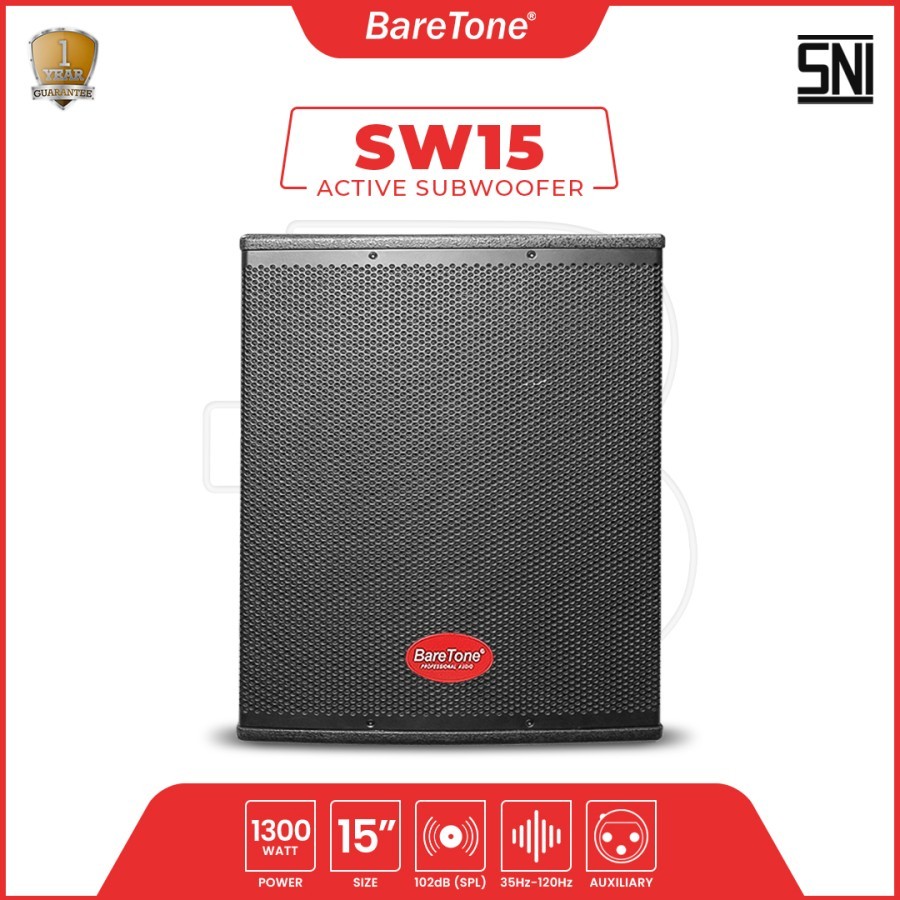 Jual Subwoofer Aktif Baretone SW 15 Original Subwoofer SW15 - 15 inch | Shopee Indonesia