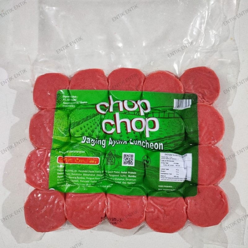 Jual Chop-Chop Kornet Ayam Coin | Ayam Luncheon 450gr (40pcs) ChopChop ...