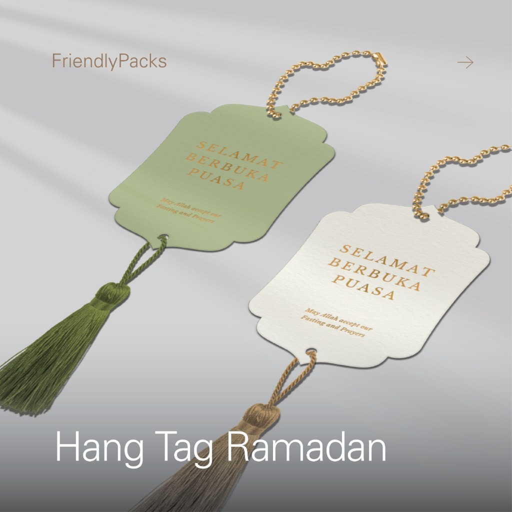 Jual Premium Hang Tag Ramadhan / Luxury Gift Tag Happy Iftar ...