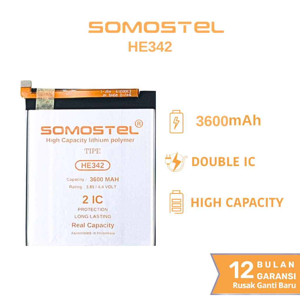 Jual Somostel - HE342 Nokia 5.1 Plus X5 / Nokia 6.1 Plus X6 Batre ...
