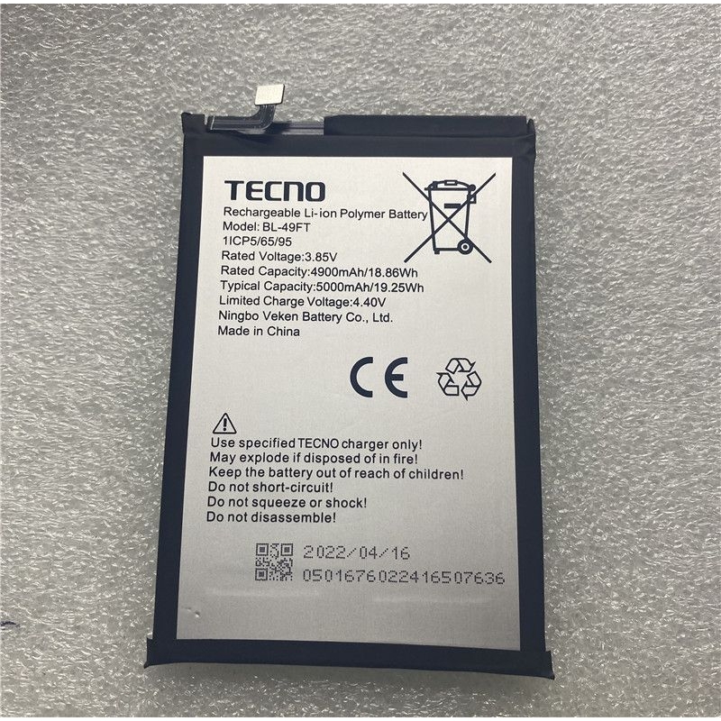 Jual Baterai Batre Battery HP TECNO Camon 15 CD7 ORIGINAL Model Batrei ...