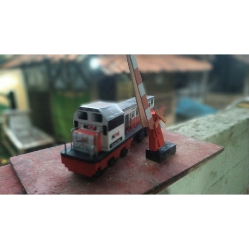 Jual miniatur Palang Pintu kereta api satu pasang | Shopee Indonesia