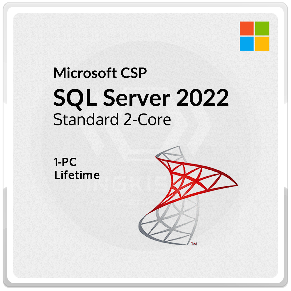 Jual SQL Server 2022 Standard 2-Core (Lifetime License) | Shopee Indonesia