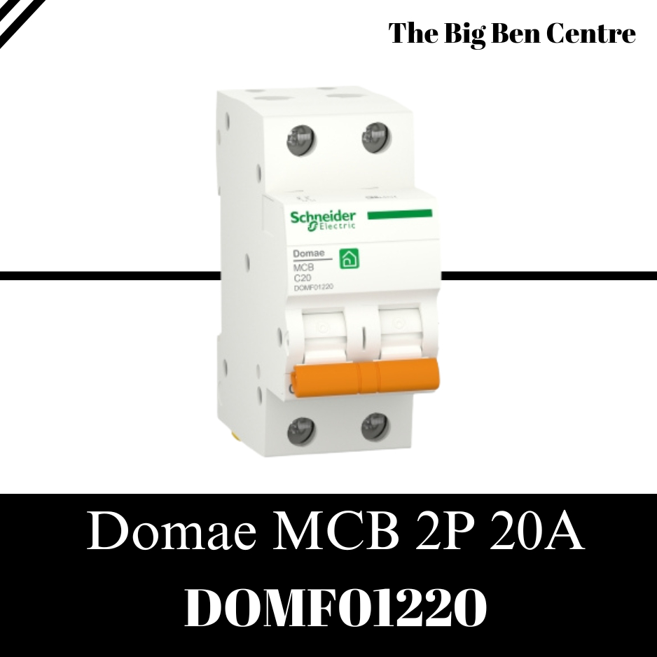 Jual Schneider Electric Domae MCB 2P 20A DOMF01220 | Shopee Indonesia