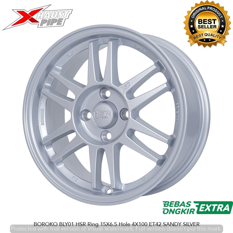 Jual Velg Import HSR BLY01 Ring 15 Pcd 4X100 For Brio Ignis Picanto Mobilio Karimun Sirion Swift ...