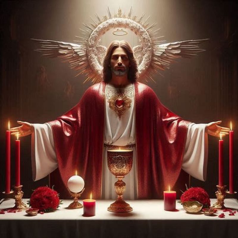 Jual Cetak poster Globus Cruciger sungguh tubuh darah yesus Yesus ...