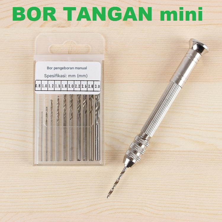 Jual bor tangan kecil bor putar tangan inti kuning paduan baja ...