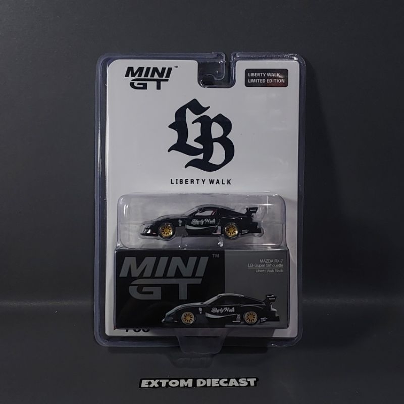 Jual Mini GT 785 Mazda RX7 LBWK Black Blister LB Japan | Shopee Indonesia