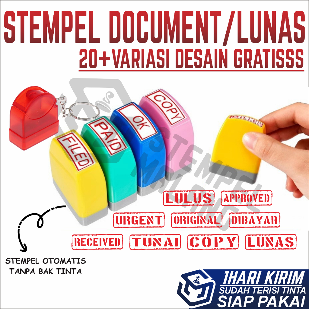 Jual STEMPEL LUNAS/DONE/ASLI/TUNAI/STAMPEL GANTUNGAN KUNCI MINI ...