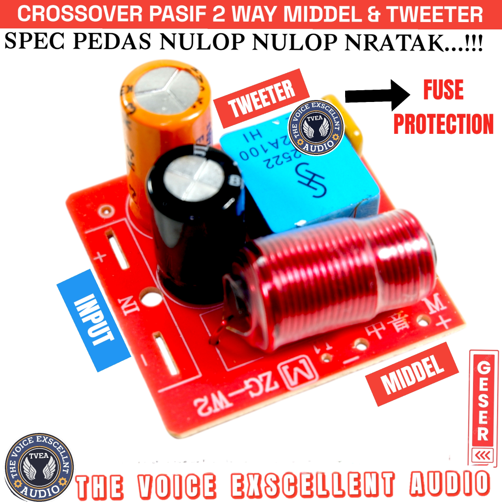 Jual Crossover Pasif 2Way MIDDEL TWEETER Berkwalitas | Shopee Indonesia