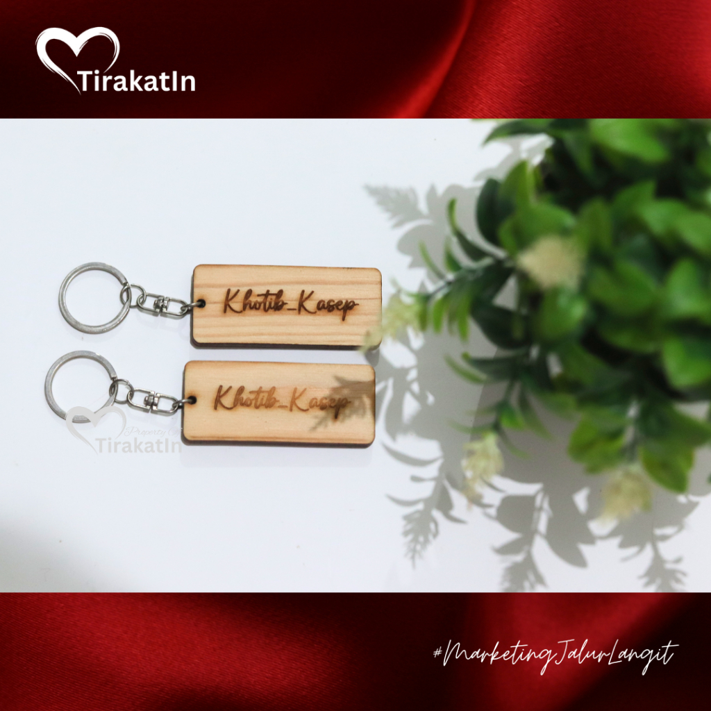 Jual TirakatIn - (Custom) Gantungan Kunci Nama Kayu Unik Custom | Ganci ...