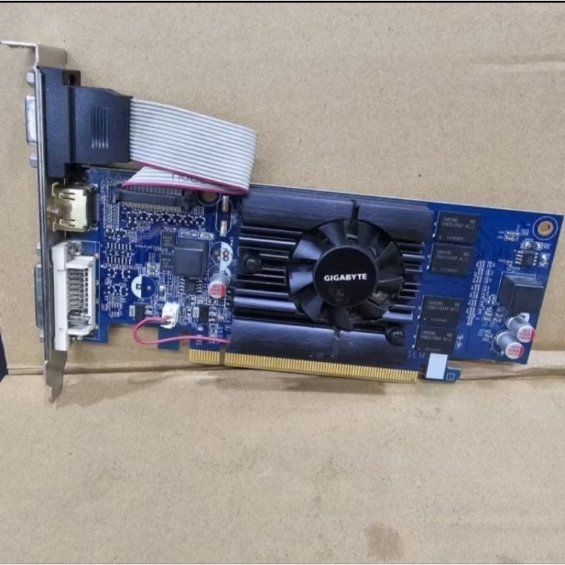 Jual READY VGA CARD GYGABYTE 1GB 64BIT DDR3 HDMI MURAH KALEE | Shopee ...