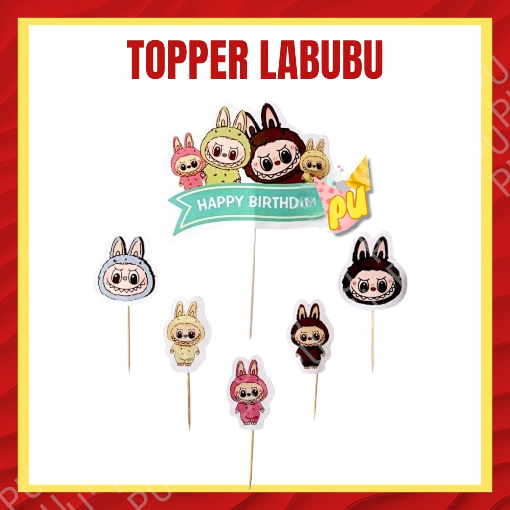 Jual Topper LABUBU / Topper Kue Labubu | Shopee Indonesia