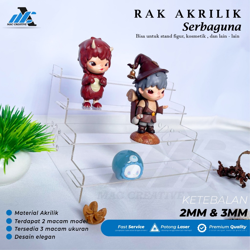 Jual Stand Akrilik Display Mainan Action Figure - Rak Akrilik Display ...