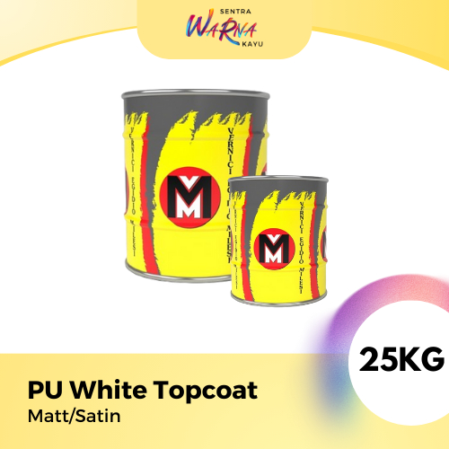 Jual Vernici Egidio Milesi - PU White Topcoat 25KG (Cat Kayu Solvent ...