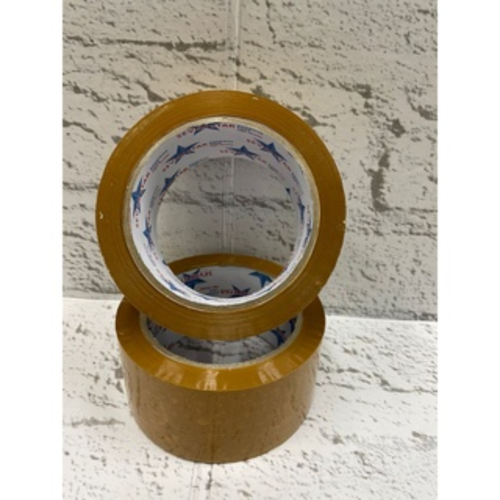 Jual SEVEN STAR Lakban Super Lengket Coklat/Bening/Fregile Red 48Mm 80Yard | Shopee Indonesia