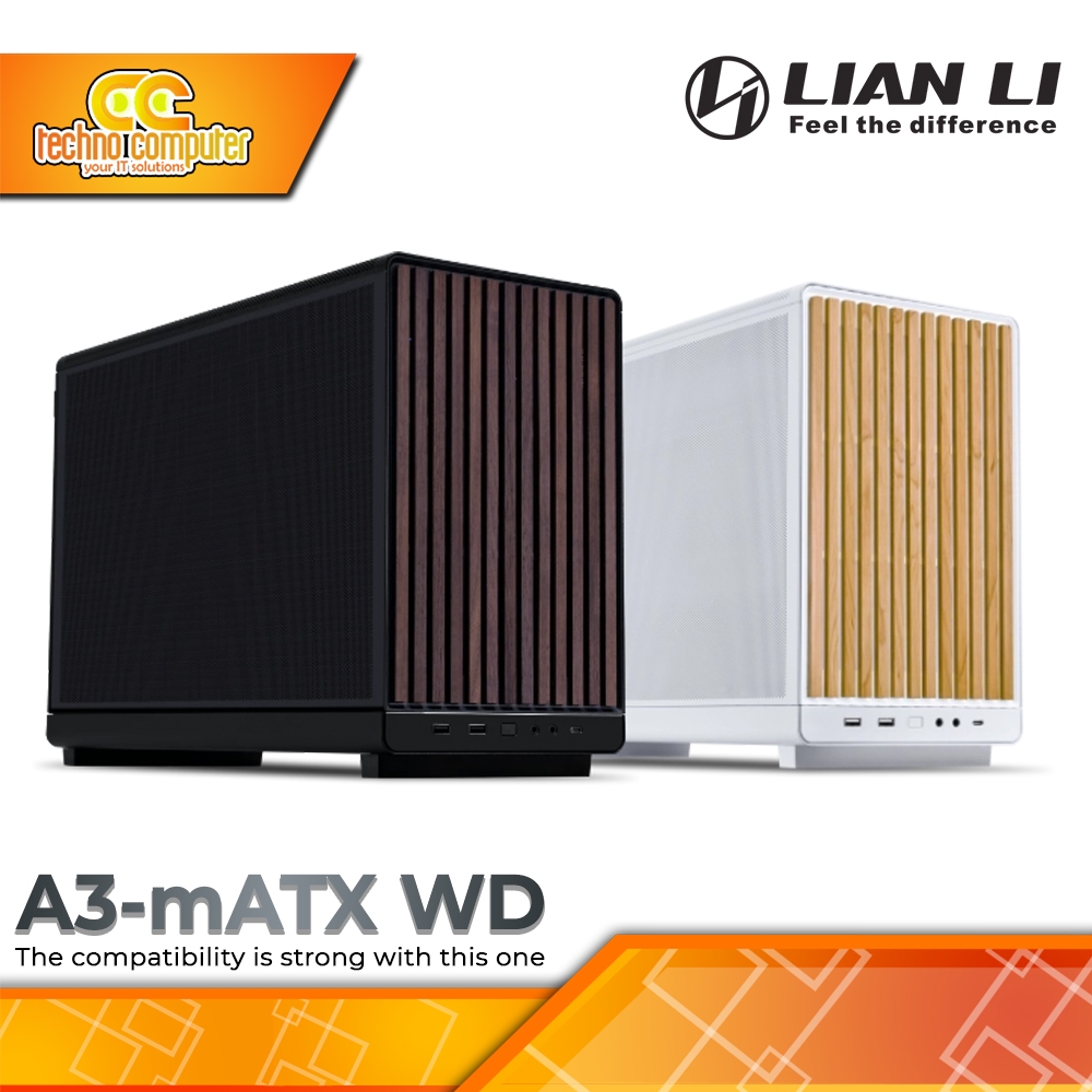 Jual CASING LIAN LI A3-mATX-WD Wood Edition - Mini Tower Steel Mesh mATX Case | Shopee Indonesia