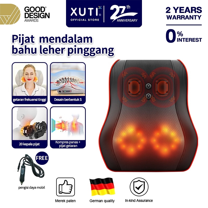 Jual XUTI Pijat Bahu Dan Tulang Belakang Leher Multifungsi / Bantal ...