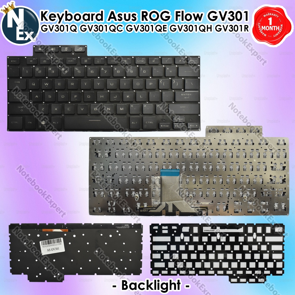 Jual Keyboard Asus ROG Flow X13 GV301 GV301Q GV301QC GV301QE GV301QH ...
