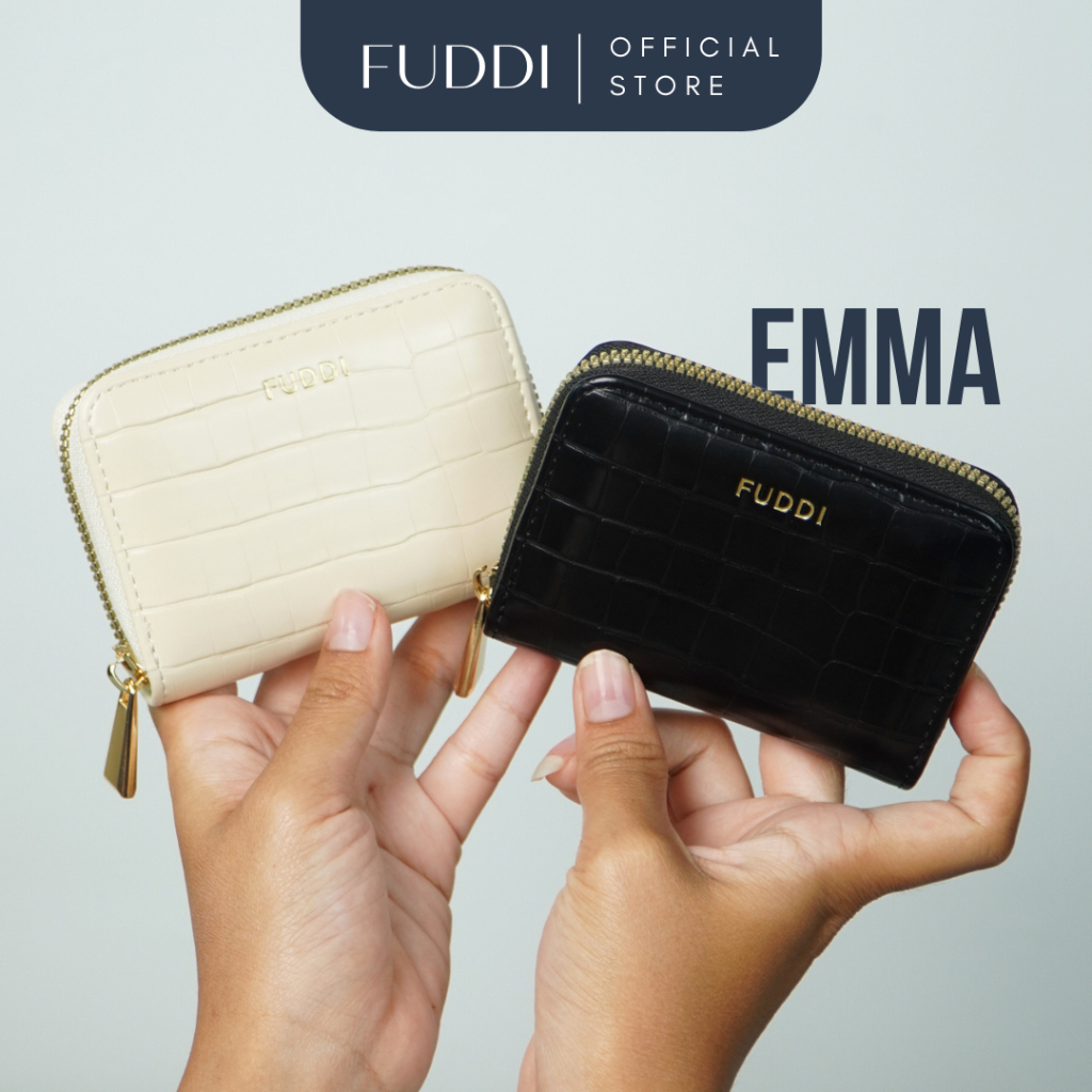 Jual FUDDI - Dompet Lipat Wanita Kecil Dompet Kartu Card Holder Croco ...
