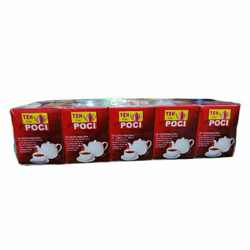 Jual Teh Poci Vanila 1 Slop Isi 10 Bungkus berat 50 Gr | Shopee Indonesia