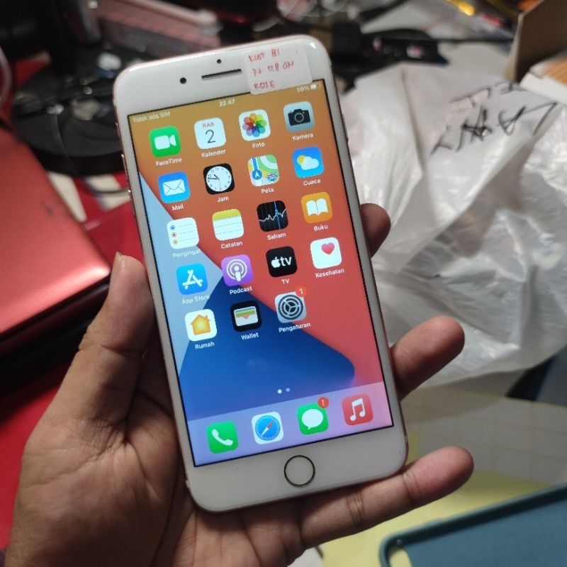 Jual (81) IP 7 PLUS 128GB BYPASS CELL ROSEGOLD | Shopee Indonesia