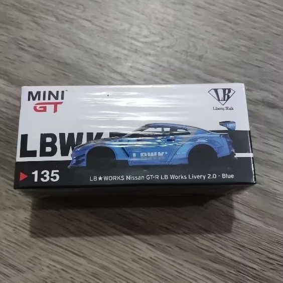 Jual Mini GT 135 LBWK Nissan R35 Blue | Shopee Indonesia