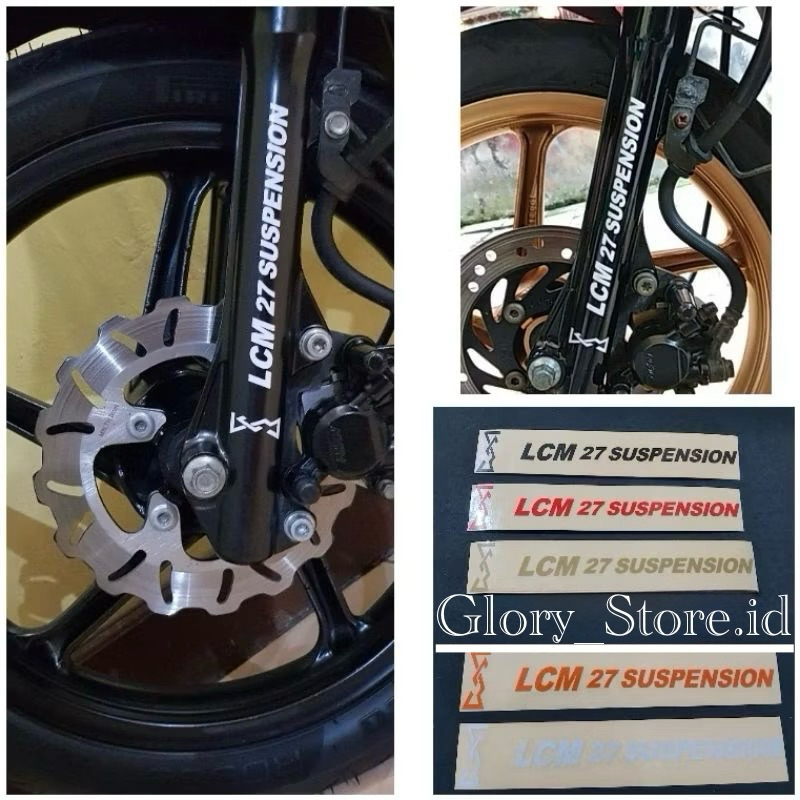Jual STIKER Shock Depan LCM 27 Suspension | Shopee Indonesia