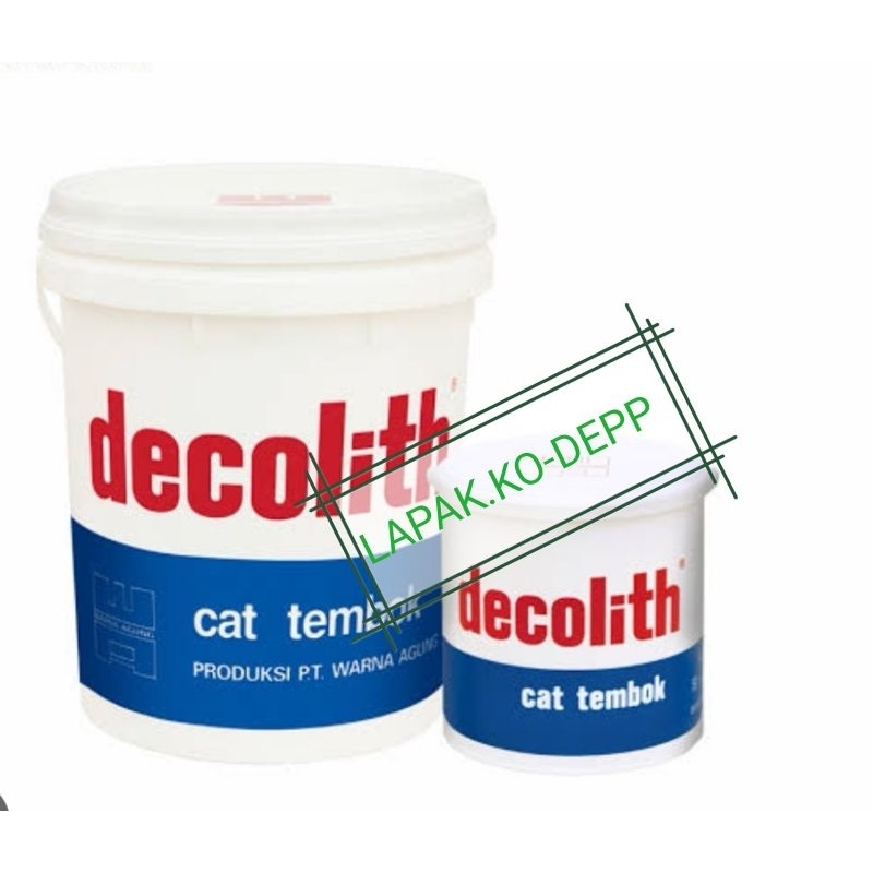 Jual CAT TEMBOK DECOLITH PUTIH 5KG | Shopee Indonesia