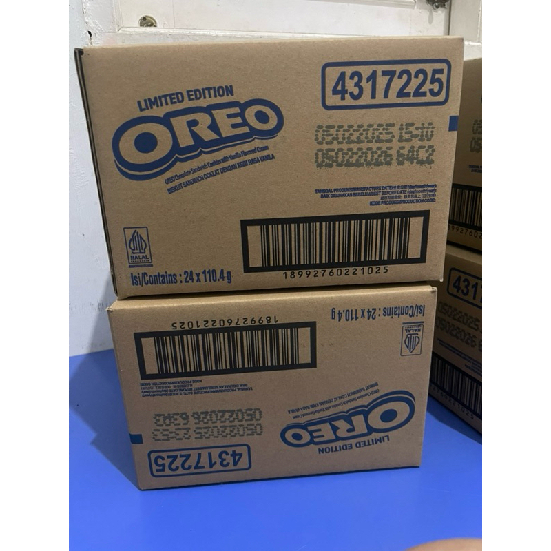 Jual OREO VANILA ROLL 1 DUS isi 24 | Shopee Indonesia