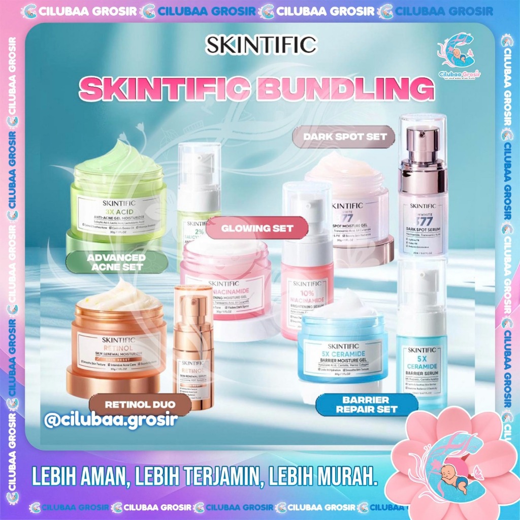 Jual SKINTIFIC Bundling Series || Paket Skincare Skintific Set ...