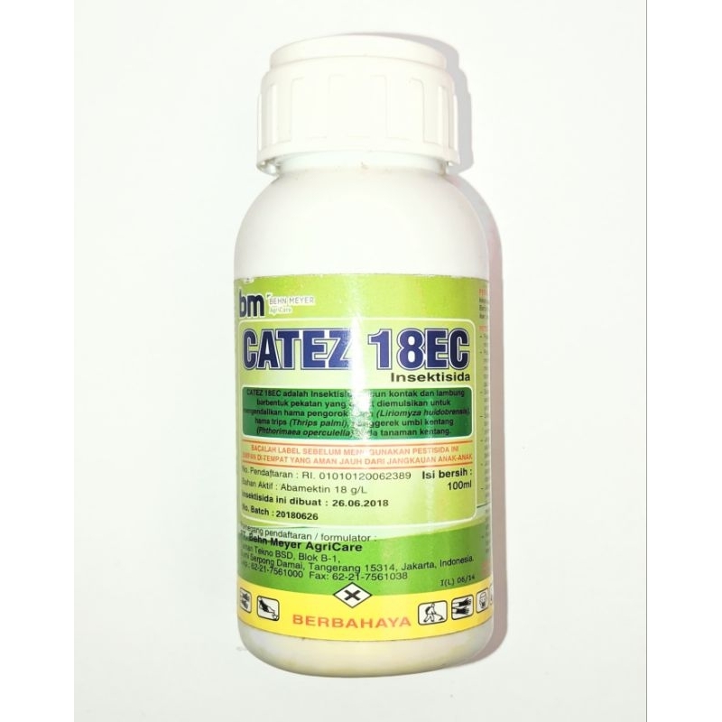 Jual INSEKTISIDA BM CATEZ CATES 18EC 100ML bahan aktif abamectin, free ...