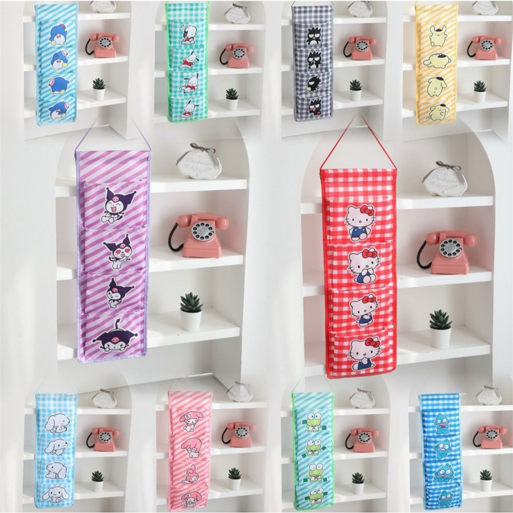 Jual Storage Gantung Sanrio 4 Sekat / Rak Gantung 4 Susun Sanrio ...