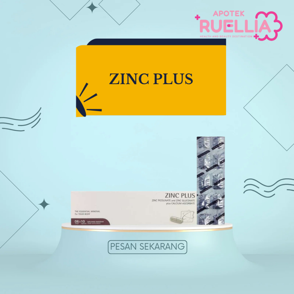 Jual Zinc Plus Strip 10 Kapsul | Shopee Indonesia
