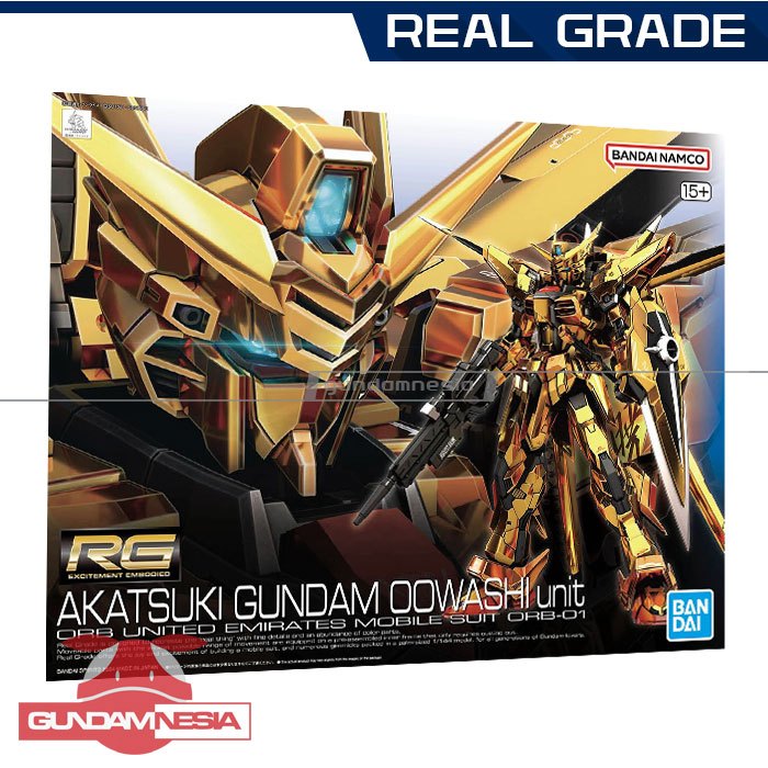 Jual [RG] ORB-01 Akatsuki Gundam (Oowashi Unit) – Mobile Suit Gundam ...