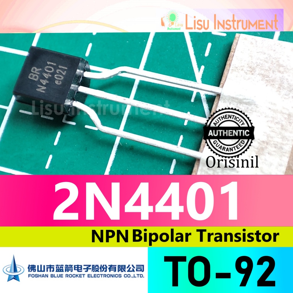 Jual 2N4401 4401 NPN General Purpose Transistor TO-92 Blue Rocket ...