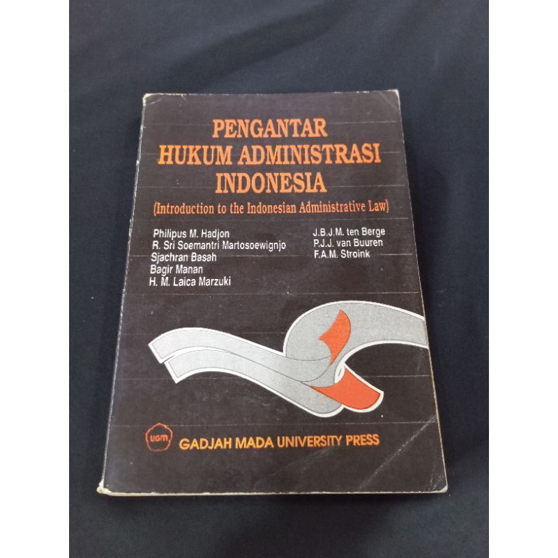 Jual Buku Pengantar Hukum Administrasi Indonesia By Philipus M Handjon | Shopee Indonesia
