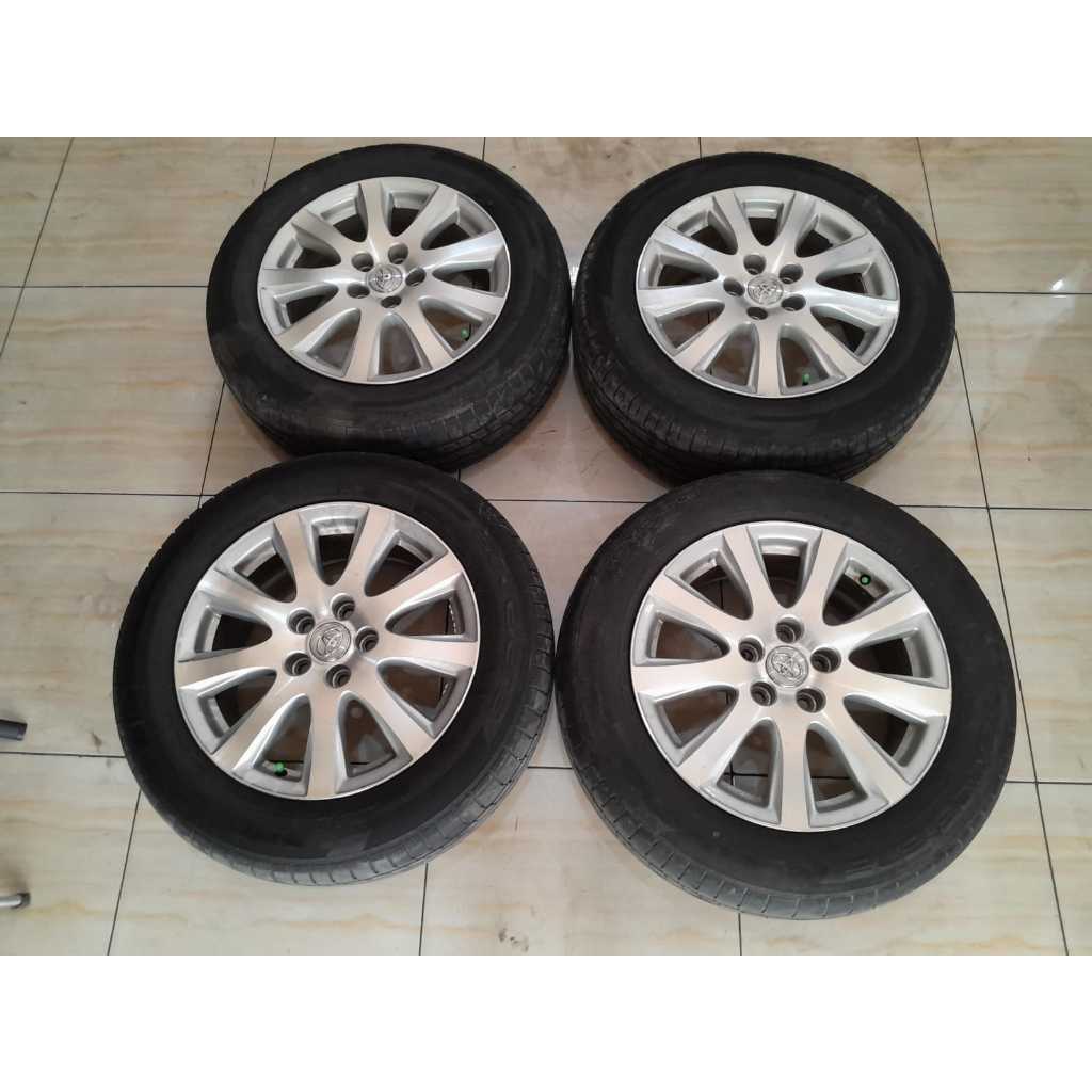 Jual velg seken mobil copotan std camry r17x6,5 pcd 5x114 et 45 plus ban masuk ke camry innova ...