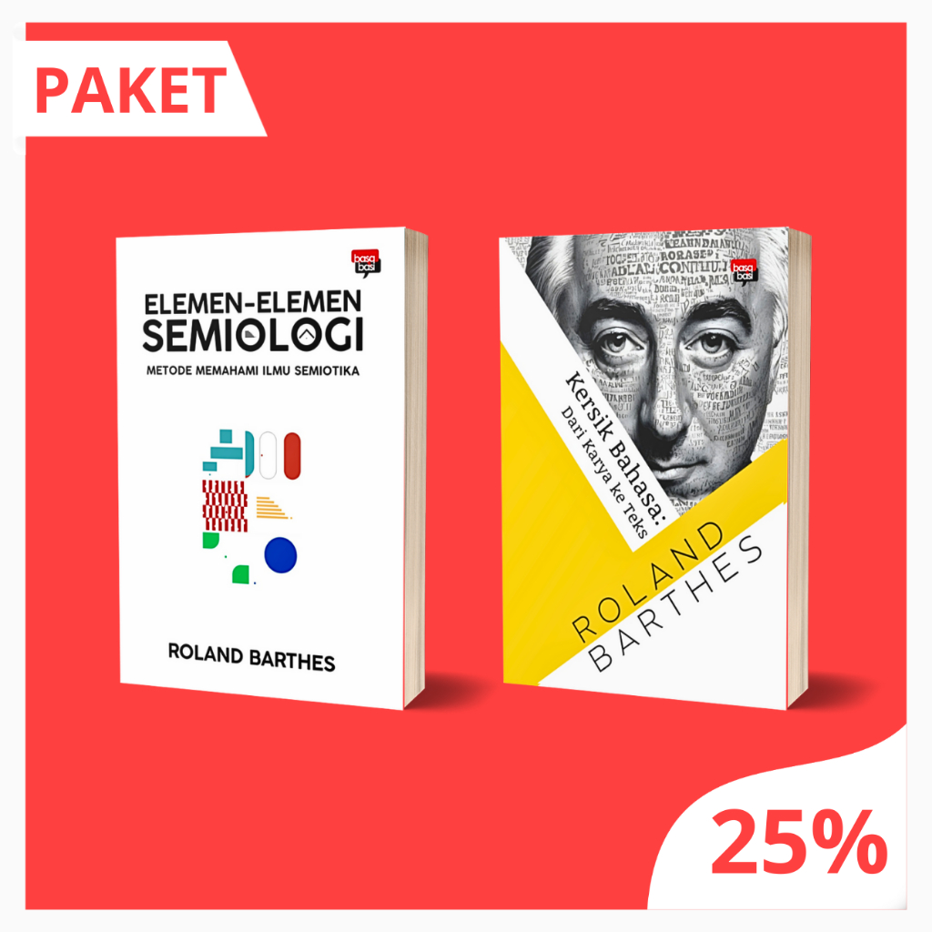 Jual Paket Buku Roland Barthes Elemen-Elemen Semiologi - Kersik Bahasa ...