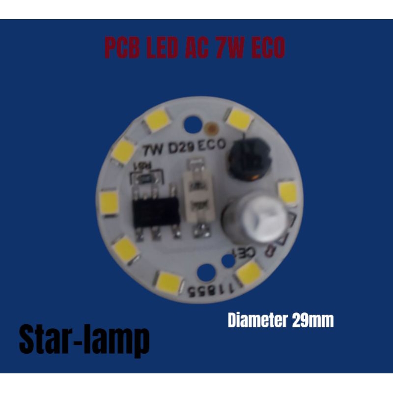 Jual PCB LED AC 7W ECO DIAMETER 29MM | Shopee Indonesia