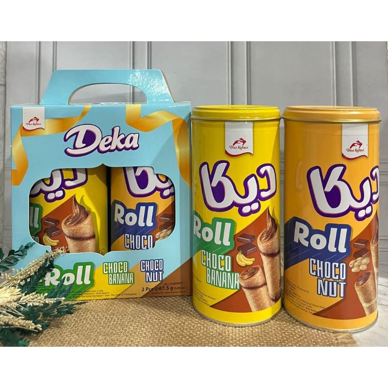 Jual Deka Wafer Roll Dua Kelinci 1 Paket Isi 2 Kaleng / Kue Parcel Gift ...